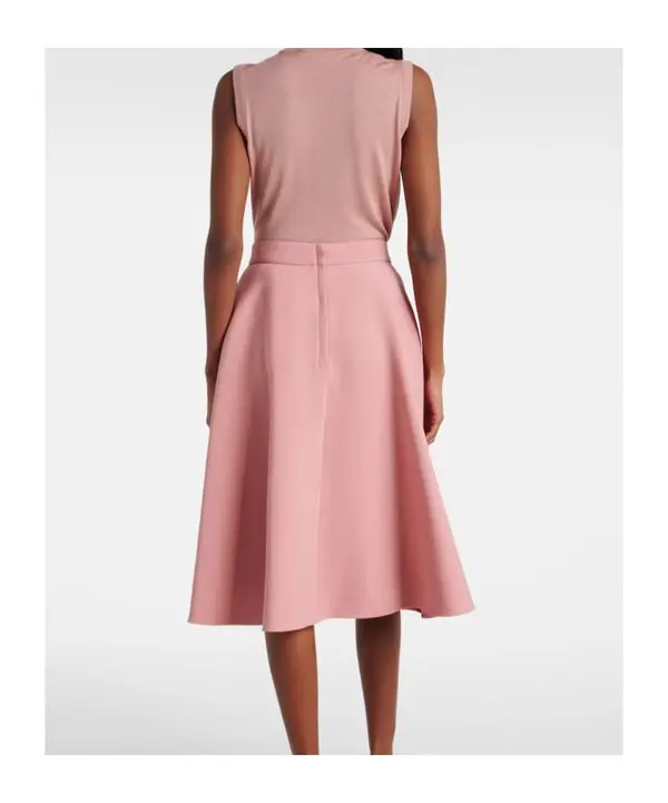 Dolce & Gabbana Virgin Wool Midi Skirt