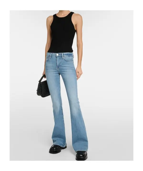 FRAME High-rise Flared Jeans