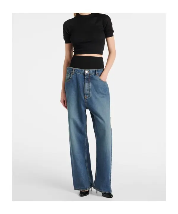 Alaïa Cropped Cashmere Knit Top