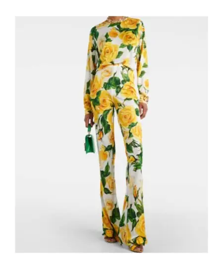 Dolce & Gabbana Floral Long Sleeve T-shirt