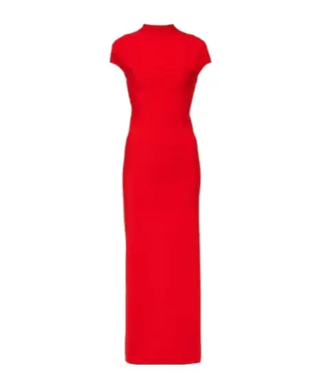 Alaïa Cutout Jersey Maxi Dress