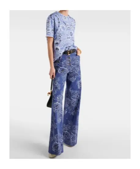 Etro Printed Cotton Jersey T-shirt