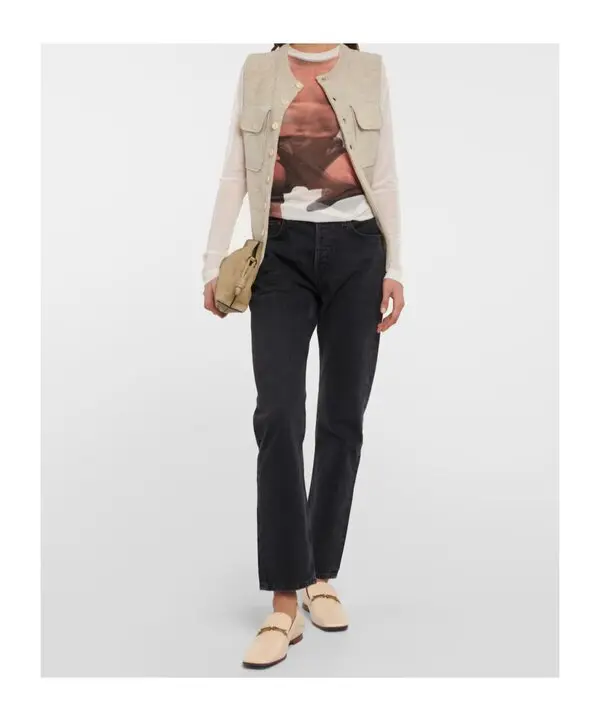 AGOLDE Mid-rise Straight-leg Denim Trousers