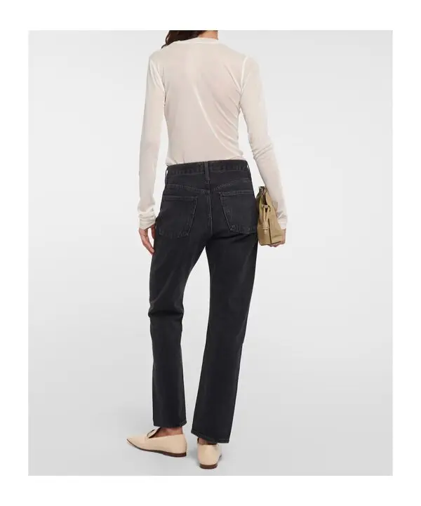 AGOLDE Mid-rise Straight-leg Denim Trousers