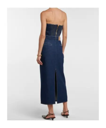 Magda Butrym Denim Midi Skirt