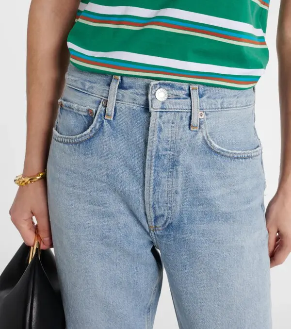 AGOLDE Mid-rise Straight-leg Denim Trousers