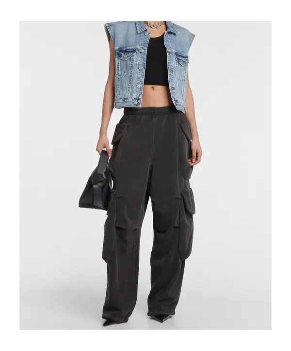 AGOLDE Ribbed Knit Cropped Vest