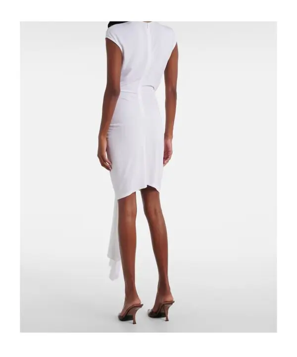 Christopher Esber Cutout Gathered Jersey Minidress