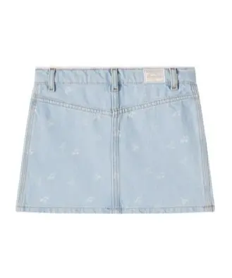 Bonpoint Tison Printed Denim Skirt