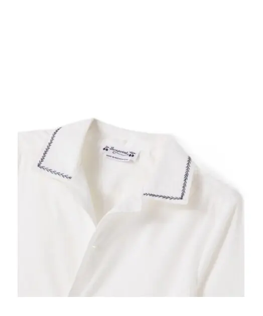 Bonpoint Embroidered Cotton Poplin Shirt