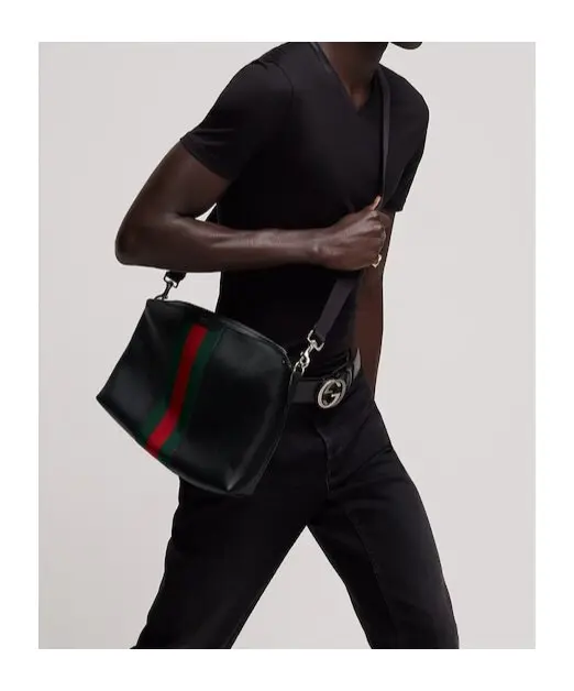 Gucci Mega Web Trademark Medium Crossbody Bag