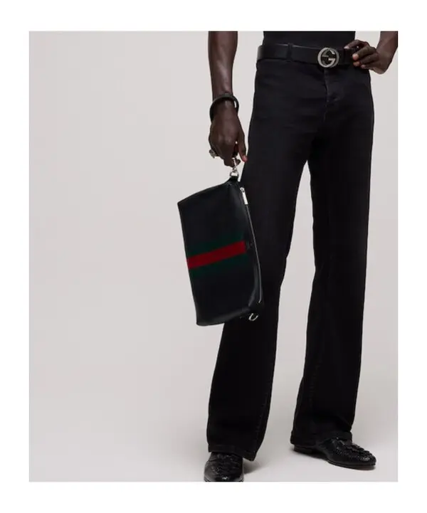 Gucci Mega Web Trademark Medium Crossbody Bag