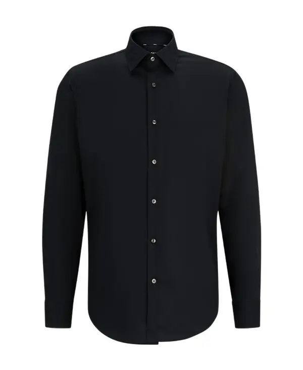 Hugo Boss Classic-collar Poplin Shirt