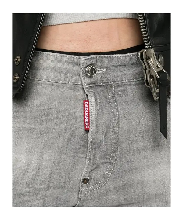 Dsquared2 Skater Distressed Logo-tag Denim Jeans