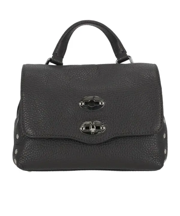ZANELLATO Stud-detailed Twist-lock Baby Tote Bag - Black