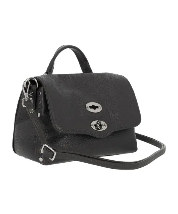 ZANELLATO Stud-detailed Twist-lock Baby Tote Bag - Black