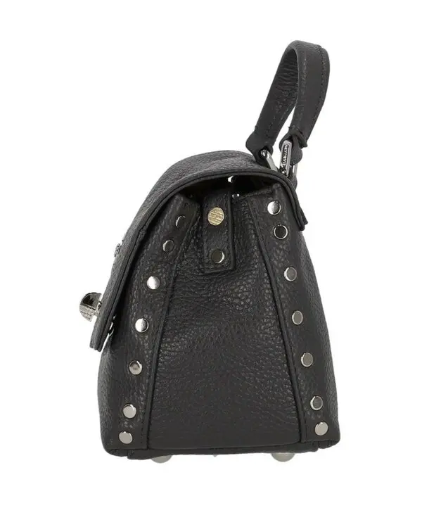 ZANELLATO Stud-detailed Twist-lock Baby Tote Bag - Black