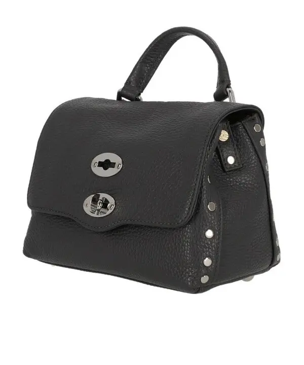 ZANELLATO Stud-detailed Twist-lock Baby Tote Bag - Black
