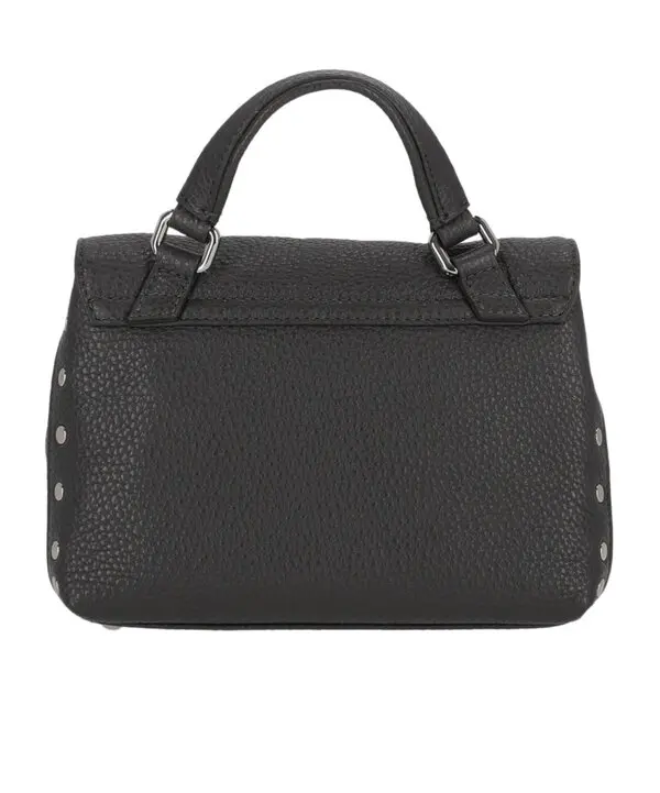 ZANELLATO Stud-detailed Twist-lock Baby Tote Bag - Black