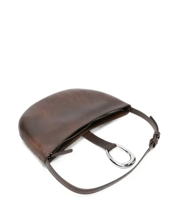 Staud Harlow Leather Shoulder Bag