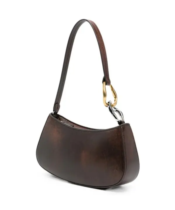 Staud Ollie Interlocking-link Leather Shoulder Bag