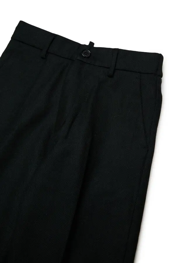 Dsquared2 Logo-plaque Turn-up Trousers