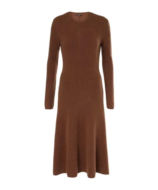 JOSEPH Crew Neck Midi Dress