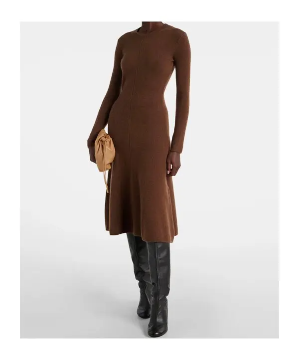 JOSEPH Crew Neck Midi Dress