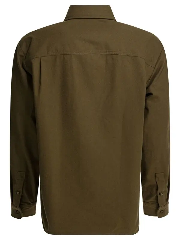 A.p.c. Long-sleeved Buttoned Overshirt