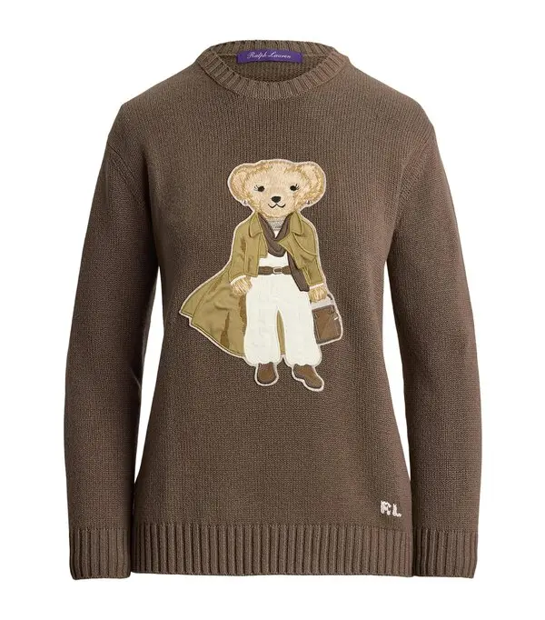 Ralph Lauren Cashmere Polo Bear Sweater