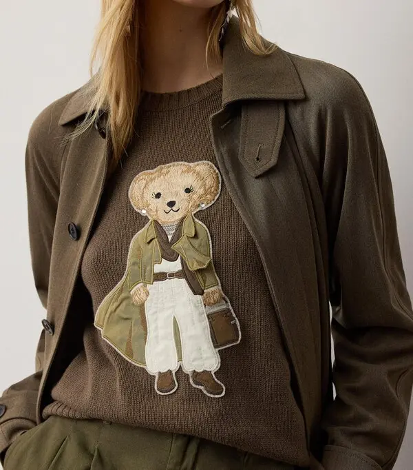 Ralph Lauren Cashmere Polo Bear Sweater