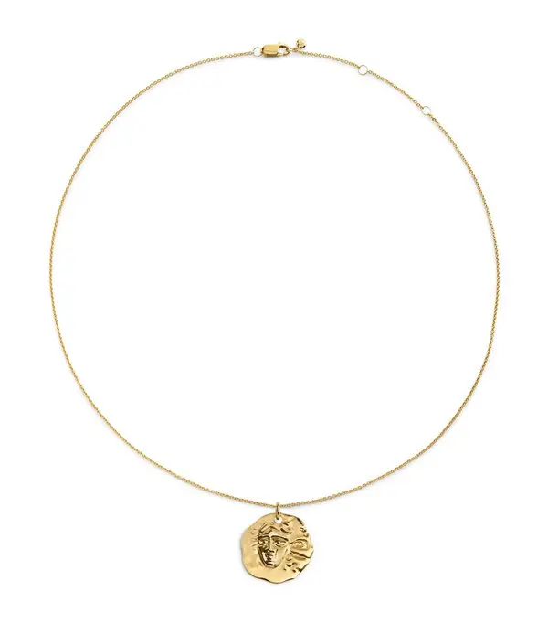 Monica Vinader Vermeil Zodiac Gemini Pendant Necklace - Gold