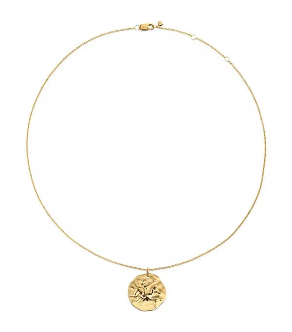 Monica Vinader Vermeil Zodiac Sagittarius Pendant Necklace - Gold