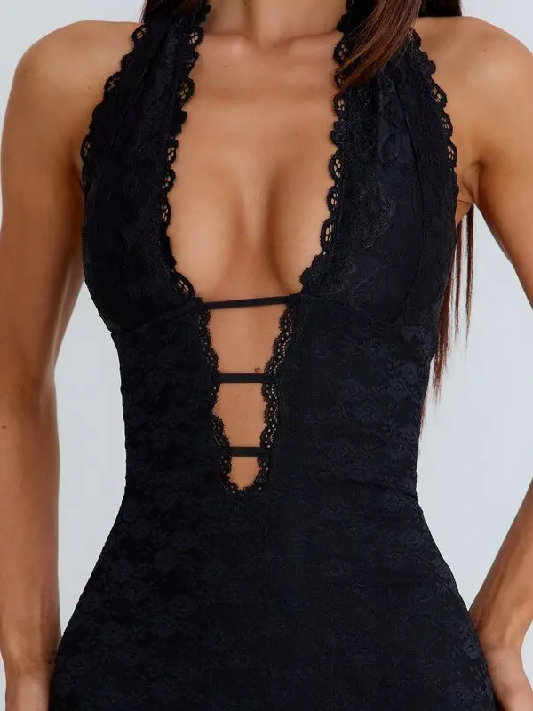 OUTCAST India Playsuit - Black