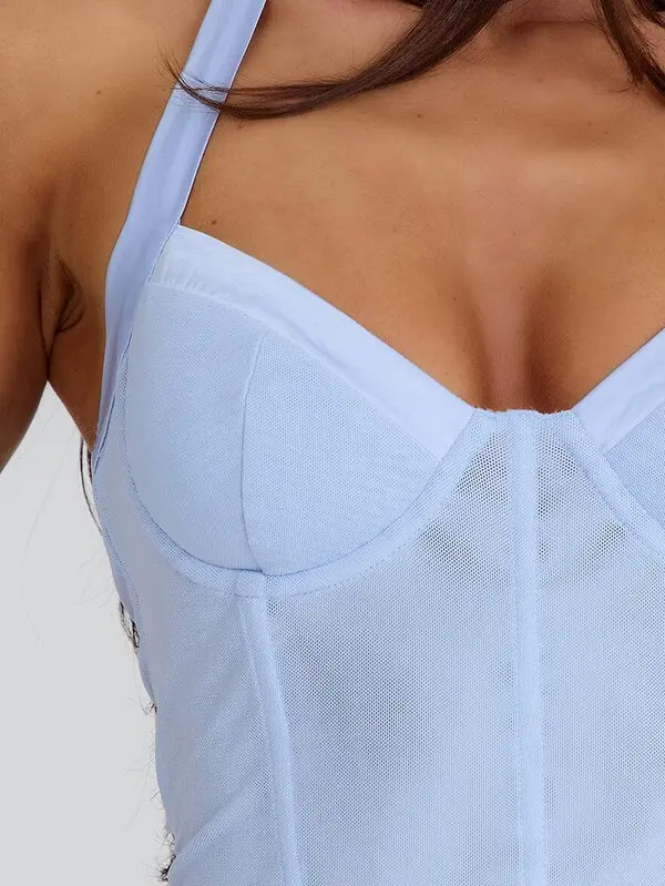 OUTCAST Ireland Corset Top Ice