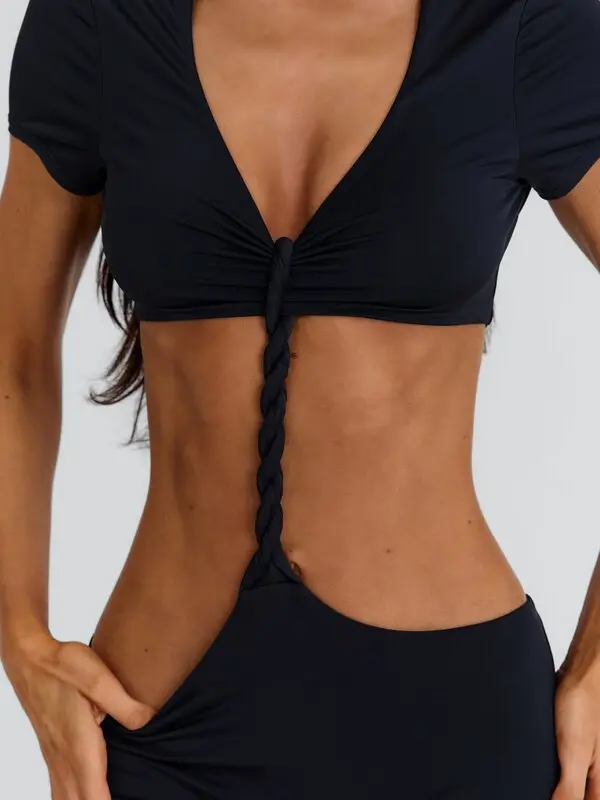 OUTCAST Renae Playsuit - Black