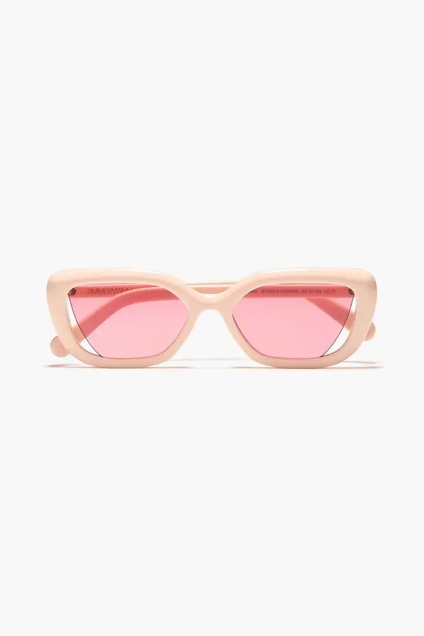 Zimmermann Dframe Acetate Sunglasses - Blush