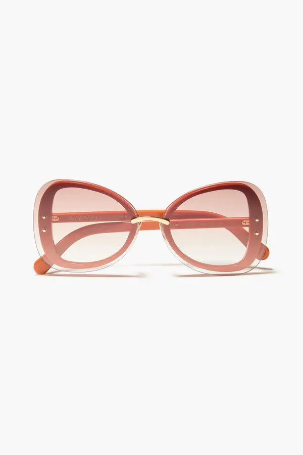 Zimmermann Butterflyframe Acetate Sunglasses - Orange