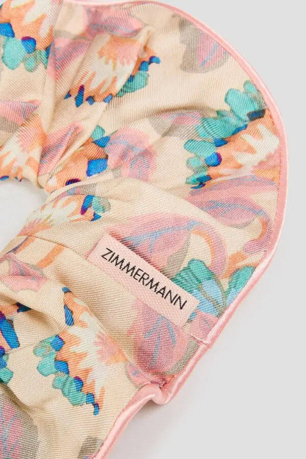 Zimmermann Printed Silk Hair Tie