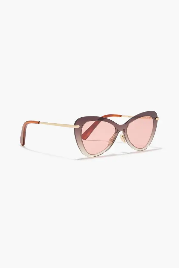 Zimmermann Cateye Tone And Acetate Sunglasses