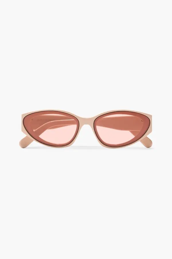Zimmermann Ovalframe Acetate Sunglasses - Blush