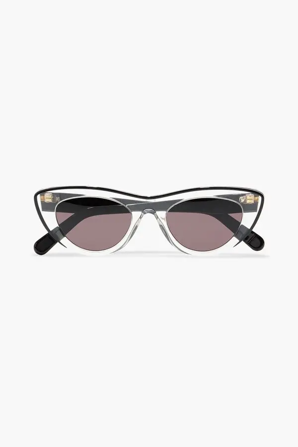 Zimmermann Cat Eye Acetate Sunglasses - Black