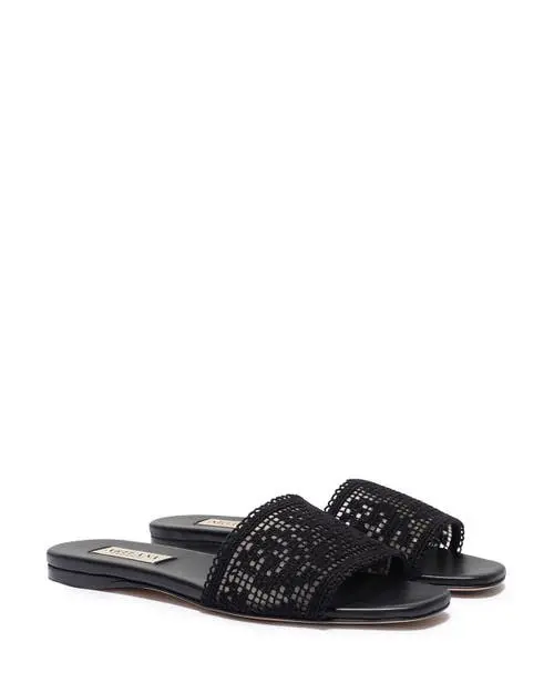 ARTEANA Clio Flat Slide - Black
