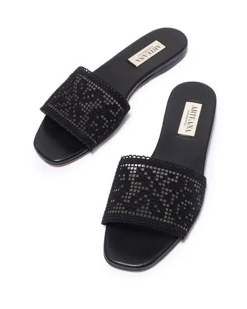 ARTEANA Clio Flat Slide - Black
