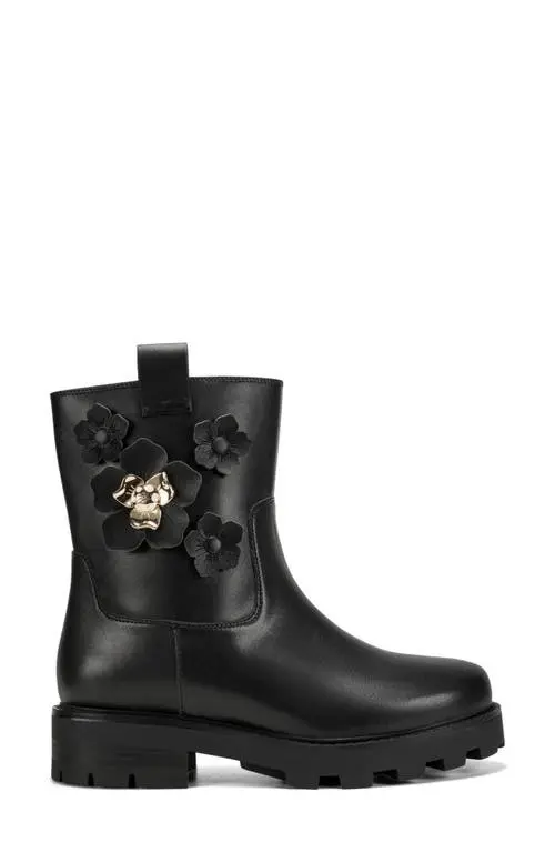 Karl Lagerfeld Paris Medina Lug Sole Bootie - Black/black