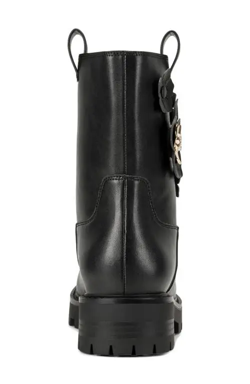 Karl Lagerfeld Paris Medina Lug Sole Bootie - Black/black