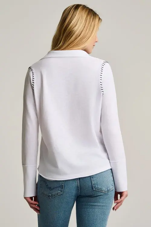 Lisa Todd Whipstitch Cotton Slub T-shirt
