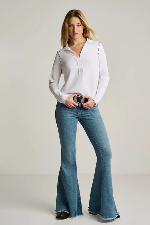 Lisa Todd Whipstitch Cotton Slub T-shirt