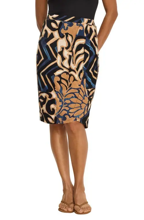 NIC+ZOE Deco Blooms Knit Skirt