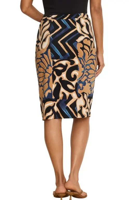 NIC+ZOE Deco Blooms Knit Skirt